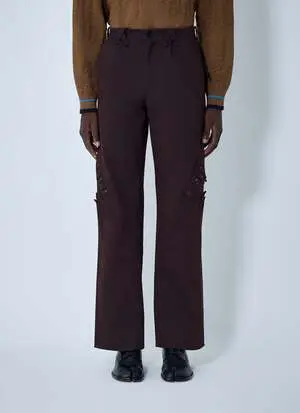 KIKO KOSTADINOV Estike" Pants With Rivet Detailing - Brown
