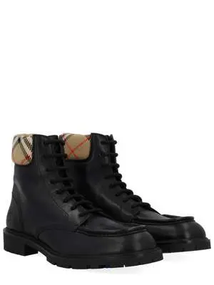 Burberry Rogue Leather Lace-up Boots