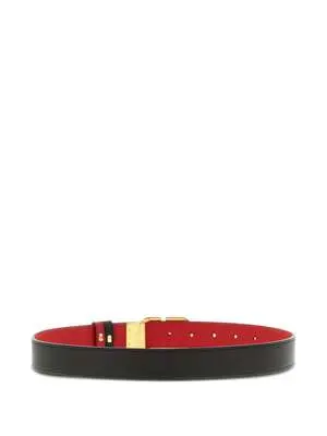 Valentino Garavani Vlogo Signature 30 Reversible Shiny Leather Belt