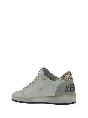 GOLDEN GOOSE Ball Star Distressed Leather Sneakers