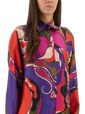 Emilio Pucci Printed Silk Shirt - Multicolor