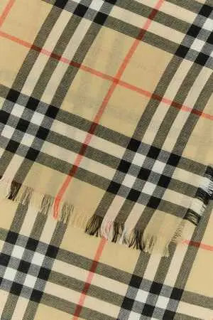 Burberry Embroidered Cashmere Blend Scarf - Multicolor