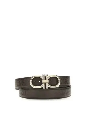 FERRAGAMO FERRAGAMO Reversible And Adjustable Gancini Belt Brown