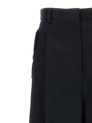 LANVIN Loose Leg Front Pleat Pants