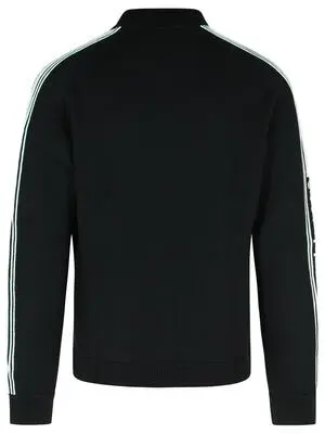 Casablanca Merino Wool Zip-up Sweatshirt With Logo Detail
