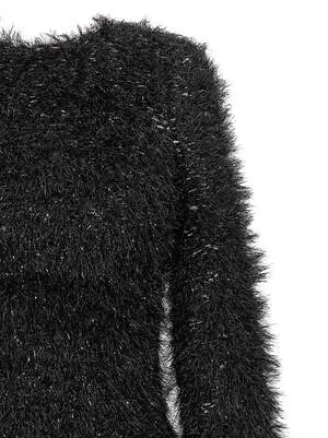 Victoria Beckham Cut-out Lurex Sweater