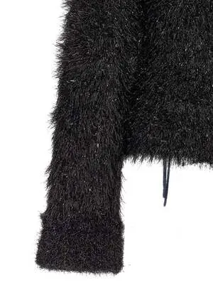 Victoria Beckham Cut-out Lurex Sweater