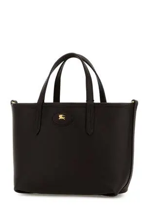 Burberry Reversible Calf Grain Leather Handbag - Brown