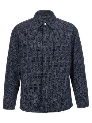 Fendi Overshirt Denim Ff