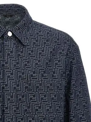 Fendi Overshirt Denim Ff