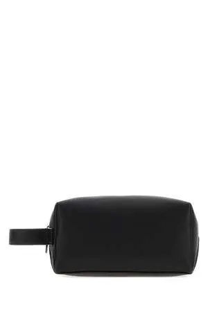 Fendi Leather Lui Beauty Case - Black