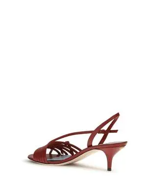 Valentino Garavani Nodine Kidskin Sandals - Red