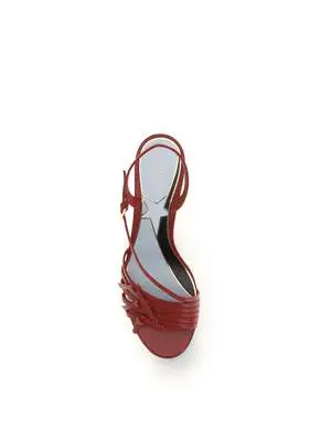 Valentino Garavani Nodine Kidskin Sandals - Red