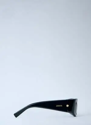 Jacquemus Rectangular Frame Sunglasses With Logo Engraving