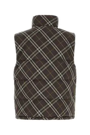 Burberry Embroidered Polyester Reversible Down Vest