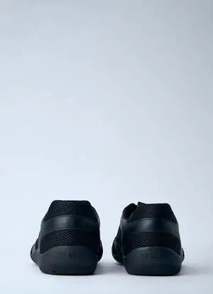 Prada Speedrock Mesh Panel Sneakers - Black