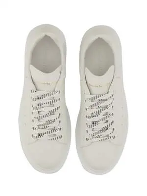 Alexander McQueen Oversized Leather Sneakers - White