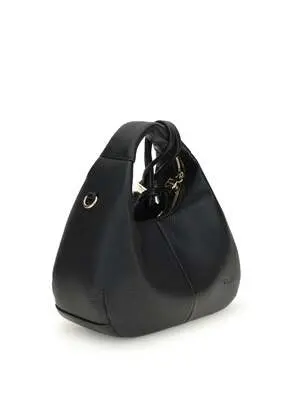 GANNI Hobo Mini Handbag - Black
