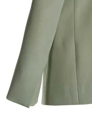LANVIN Single Breasted Blazer Jacket - Green