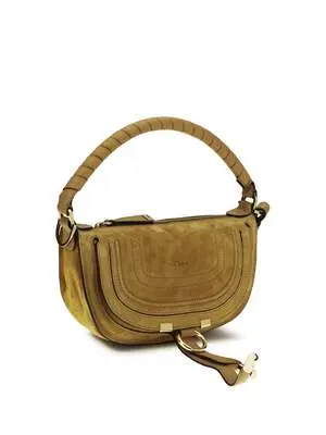 Chloé Marcie Suede Mini Shoulder Bag - Brown