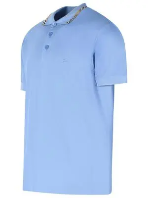 Burberry Eddie' Polo Shirt In Light Cotton