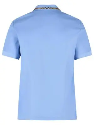 Burberry Eddie' Polo Shirt In Light Cotton