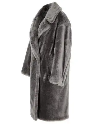 STAND STUDIO Biba Grey Wool Coat - Gray