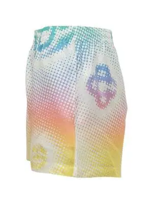 Casablanca Halftone Logo Silk Shorts