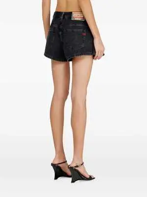 DIESEL® De-rox Pleated Shorts - Black