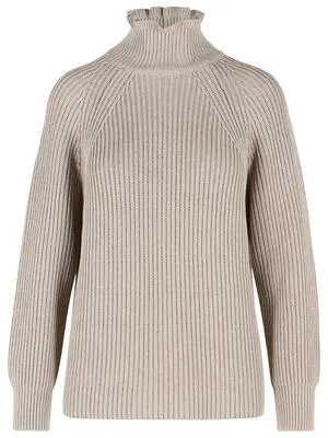 Max Mara Oversized Cotton Cordonetto Sweater - Cream