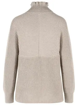 Max Mara Oversized Cotton Cordonetto Sweater - Cream