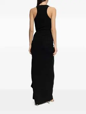 Casablanca Sleeveless Draped Long Dress