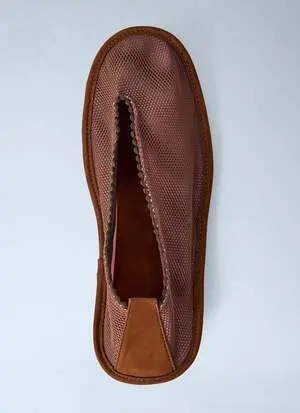 KIKO KOSTADINOV Ramberg Slip-on Ballerinas With Textured Sole - Brown