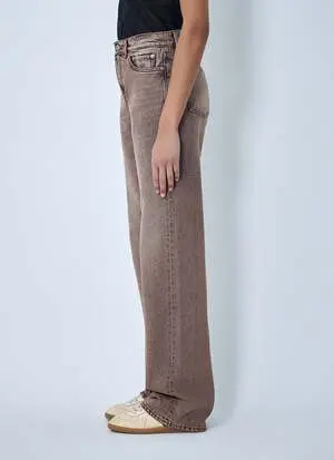 Our Legacy High Rise Wide-leg Jeans - Brown
