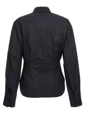 Attico Bustier Shirt - Black