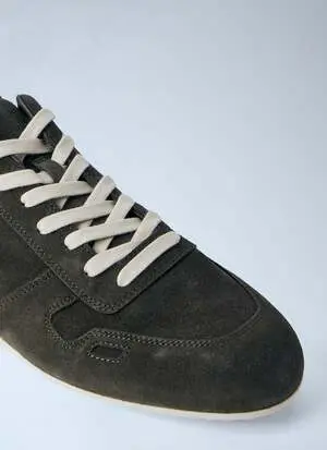 Rick Owens Suede Lace-up Sneakers