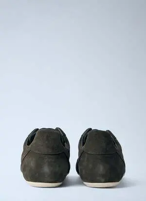 Rick Owens Suede Lace-up Sneakers