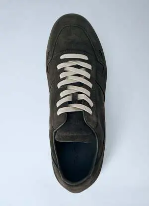 Rick Owens Suede Lace-up Sneakers