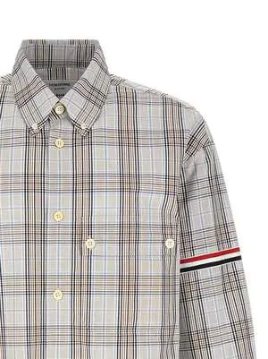 Thom Browne Oversized Rwb' Shirt - Multicolor