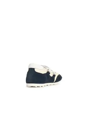 Marni Ballerina Flats In Fabric And Suede - Black