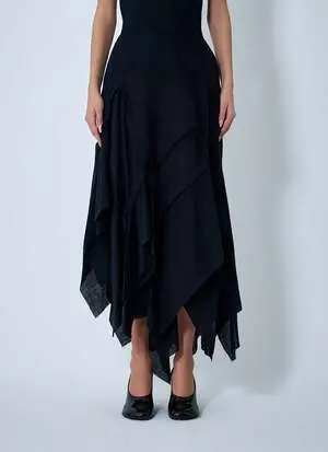 Yohji Yamamoto Frill Bottoms For Women