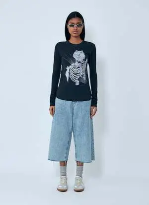 Our Legacy Strain Slim T-shirt With Graphic Print