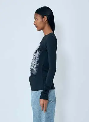 Our Legacy Strain Slim T-shirt With Graphic Print