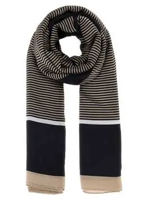 Saint Laurent Embroidered Silk Foulard - Multicolor