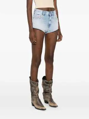 DIESEL® Distressed Denim Shorts - Blue