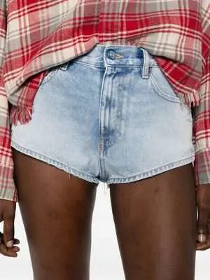 DIESEL® Distressed Denim Shorts - Blue