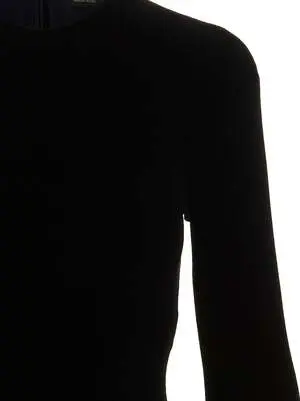 Balenciaga Ruched Twill Mini Dress