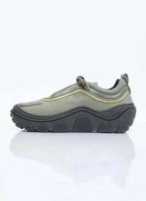 KIKO KOSTADINOV Tonkin Canvas Sneakers With Leather Panels - Black