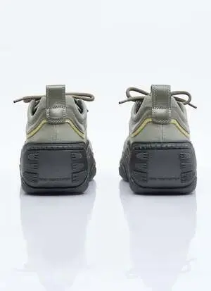 KIKO KOSTADINOV Tonkin Canvas Sneakers With Leather Panels - Black