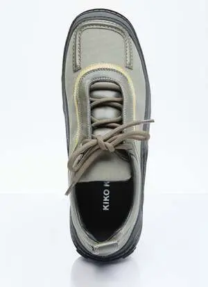 KIKO KOSTADINOV Tonkin Canvas Sneakers With Leather Panels - Black